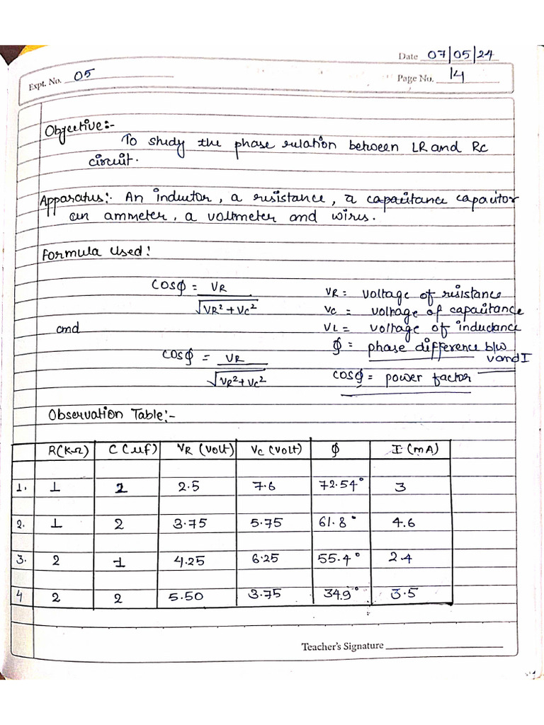 Phase Relation | PDF