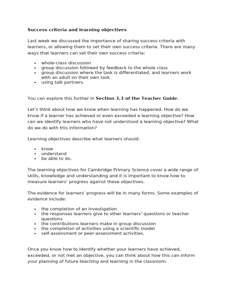 week 3 | PDF | Learning | Educational Assessment