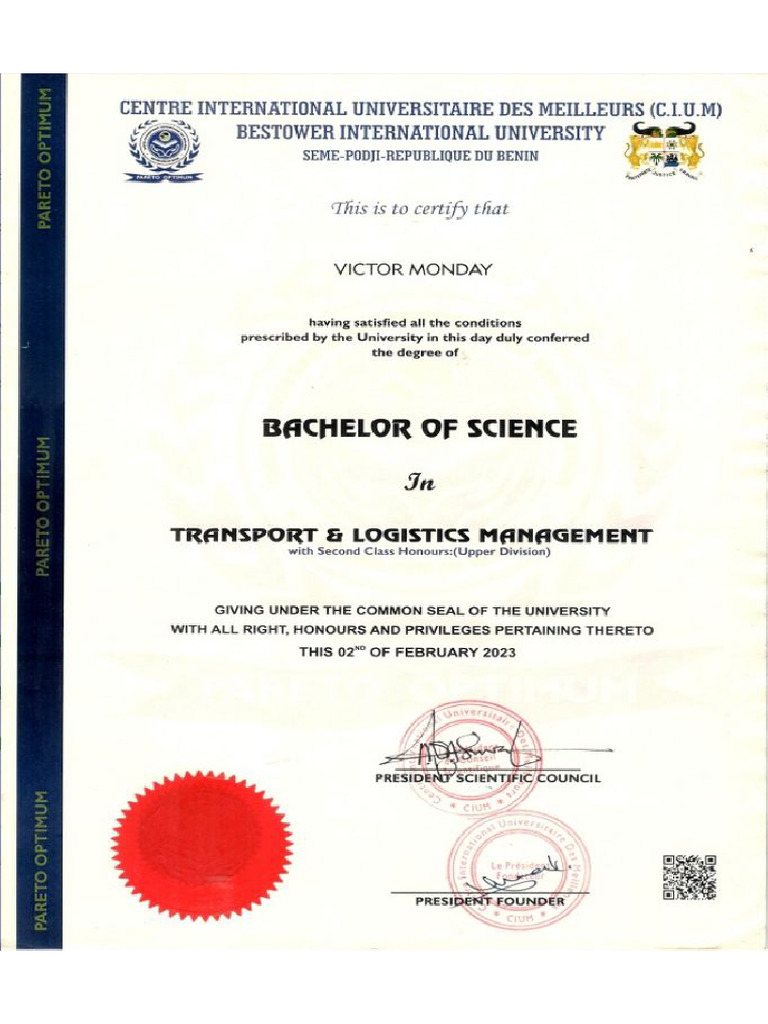 Bachelor Degree | PDF