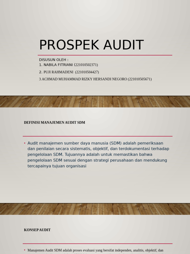 KEL 5 Prospek Audit | PDF