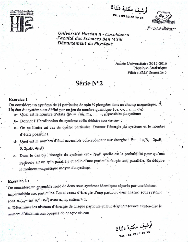 Document de Statistique | PDF