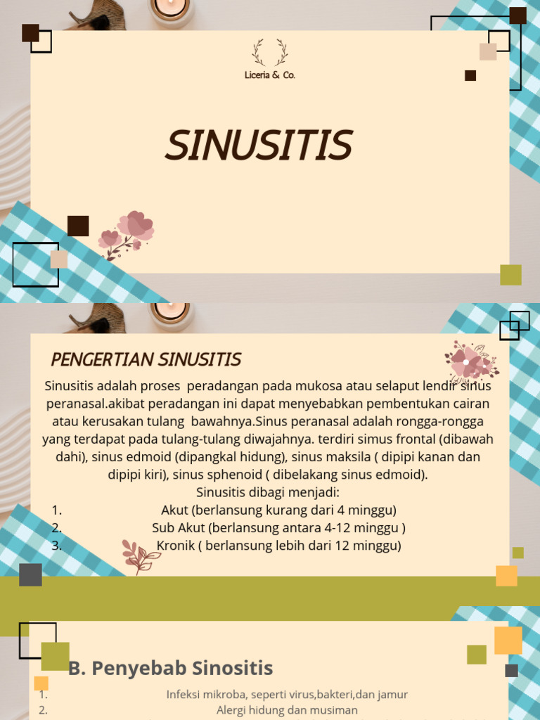 Pengertian dan Jenis Sinusitis | PDF