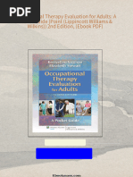 Outpatient Adult Occupational Profile Example | PDF | Occupational ...