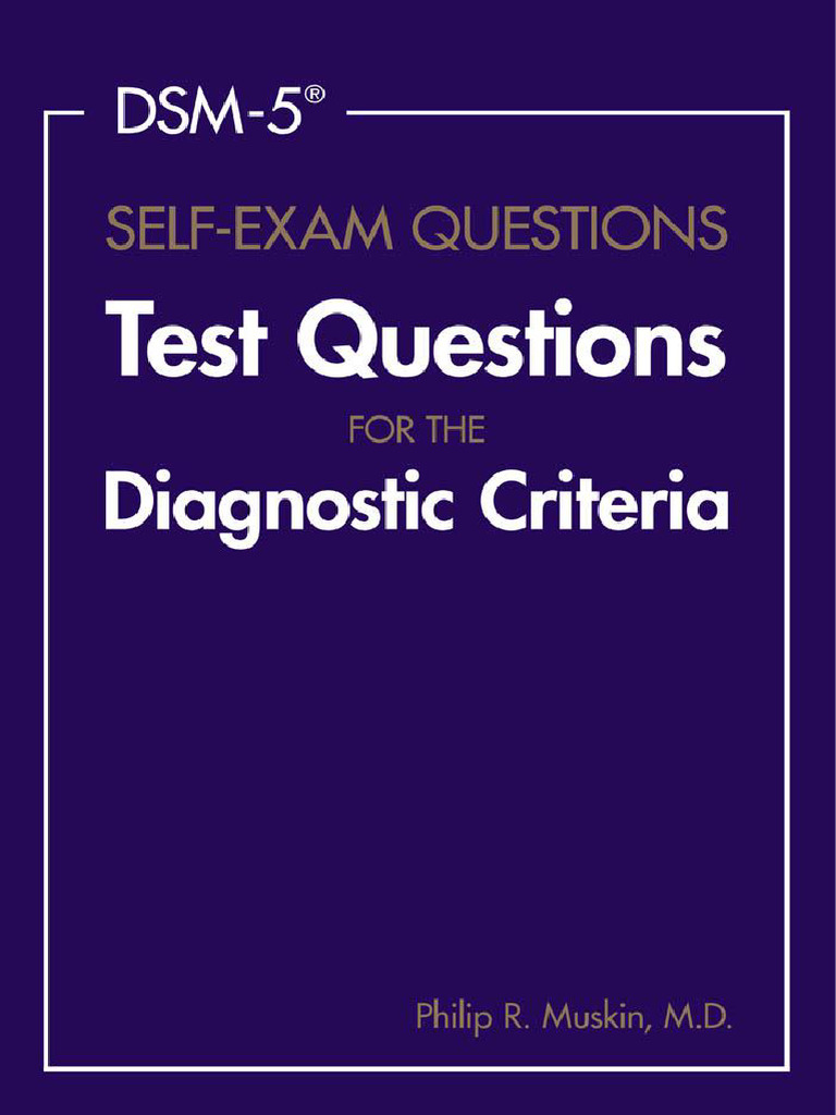 DSM-V-SELF-EXAM-FOR-MIDTERMS | PDF | Bipolar Disorder | Mood Disorders