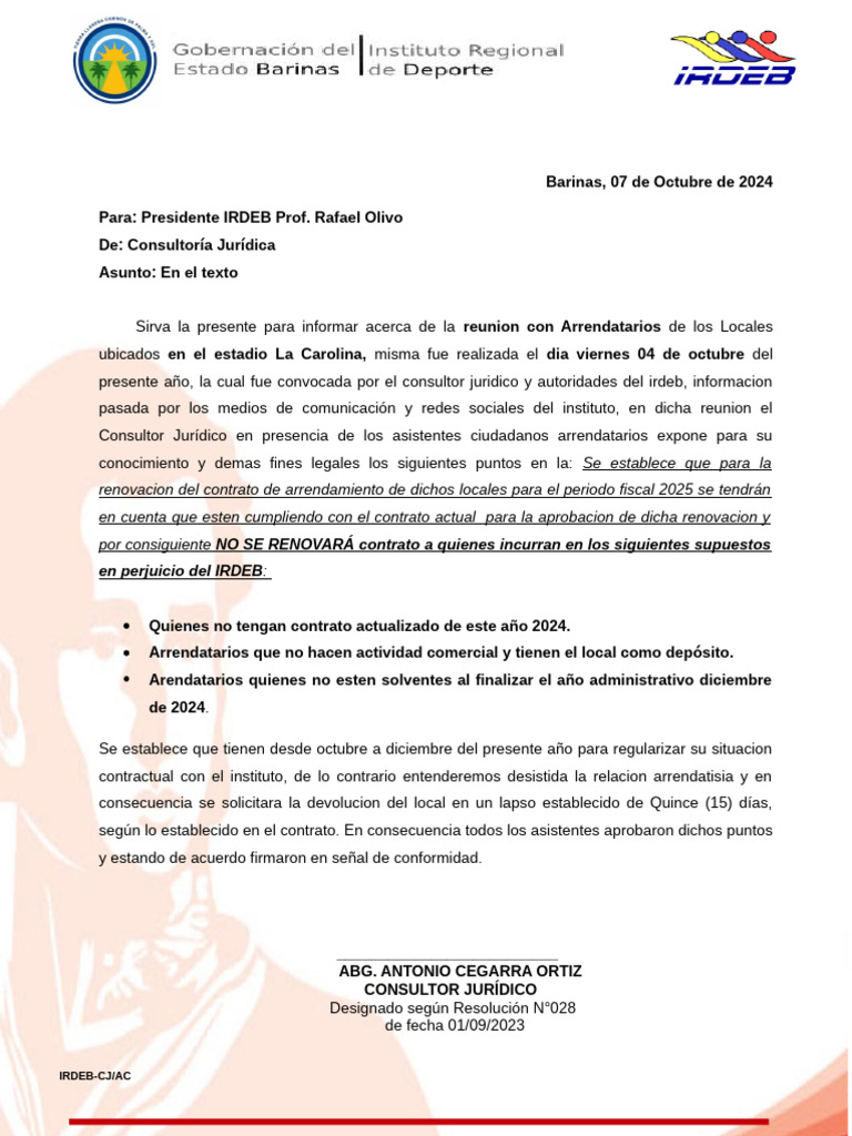 Informes Modelo | PDF