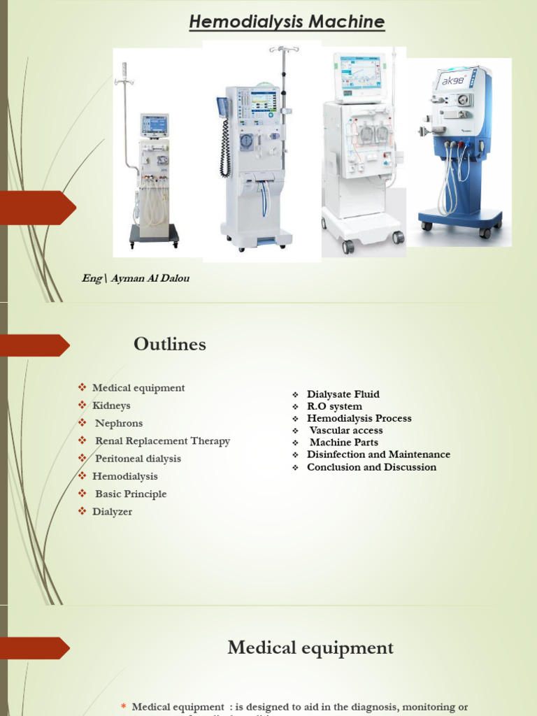 Hemodialysis Machine | PDF