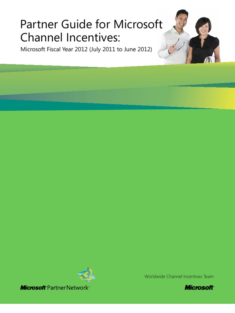 Incentives Partner Guide | PDF | Incentive | Microsoft