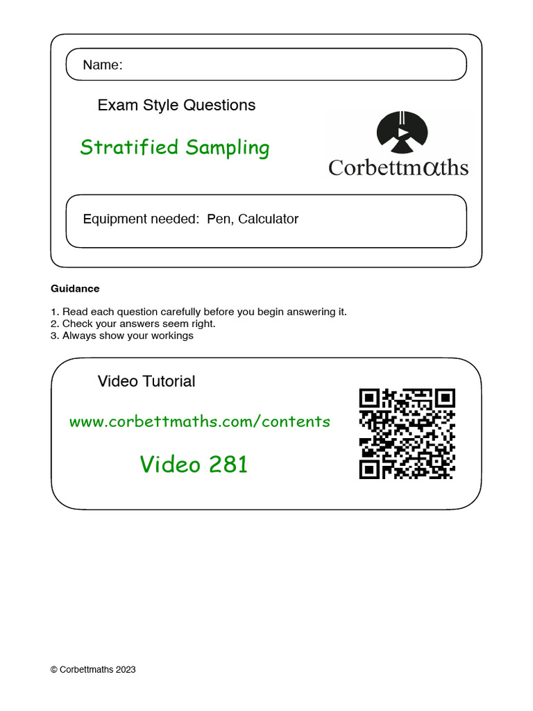 1.8 - Stratified-Sampling | PDF