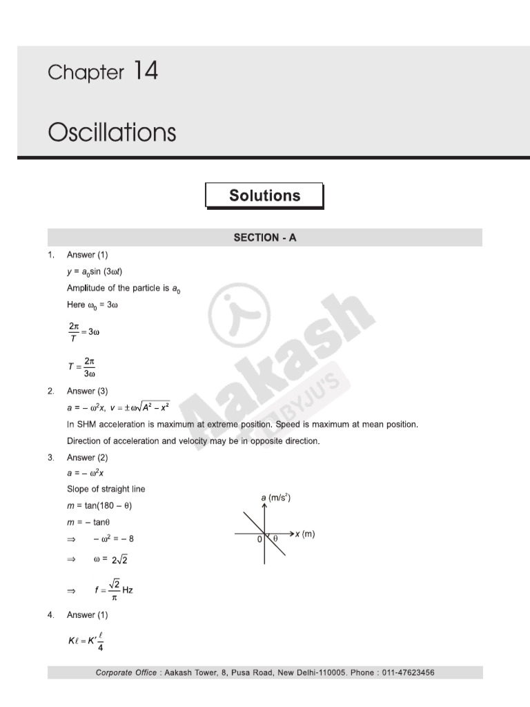 CLS MED 23 24 XIII Phy Package 3 Level 1 Chapter 14 | PDF