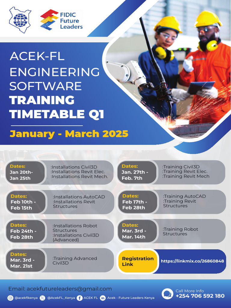 Training Timetable Remaining 2025 | PDF