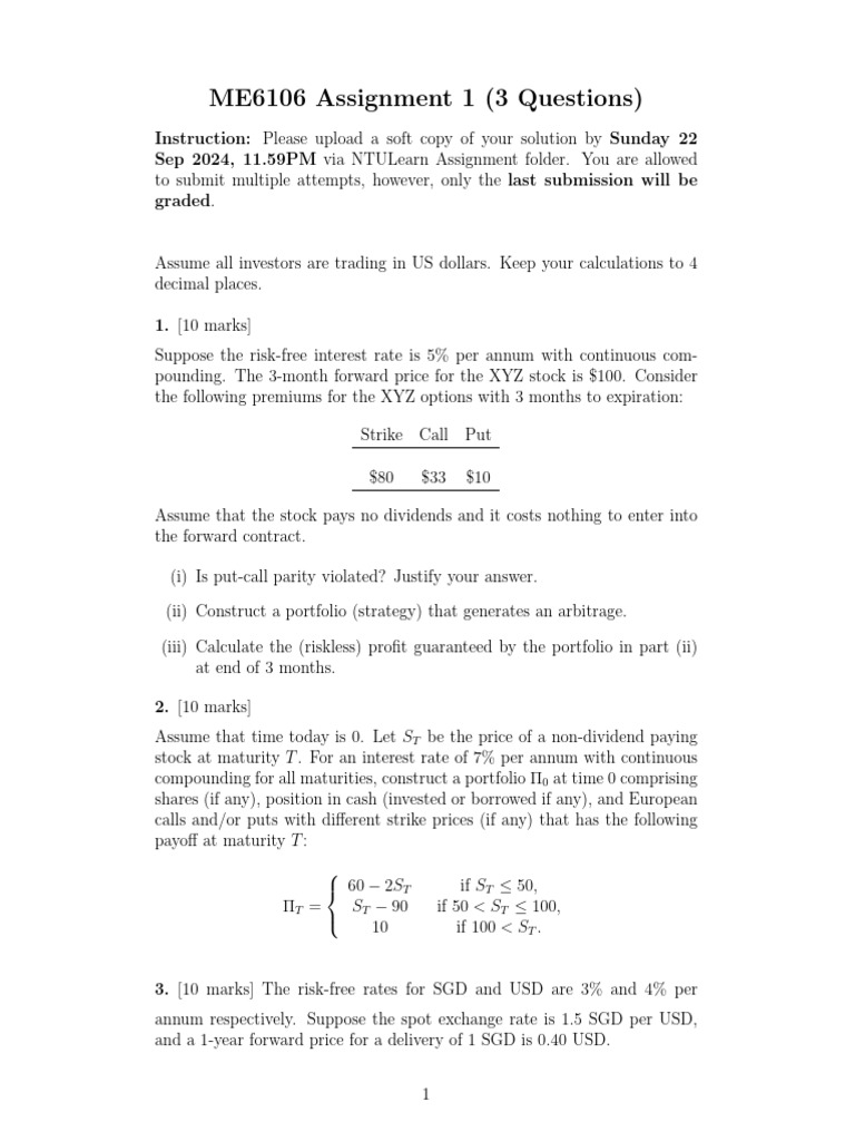 Assignment 01 | PDF