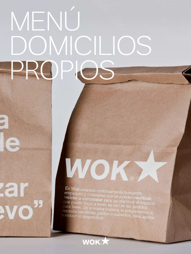 Menú de Domicilios y Kits Wok | PDF