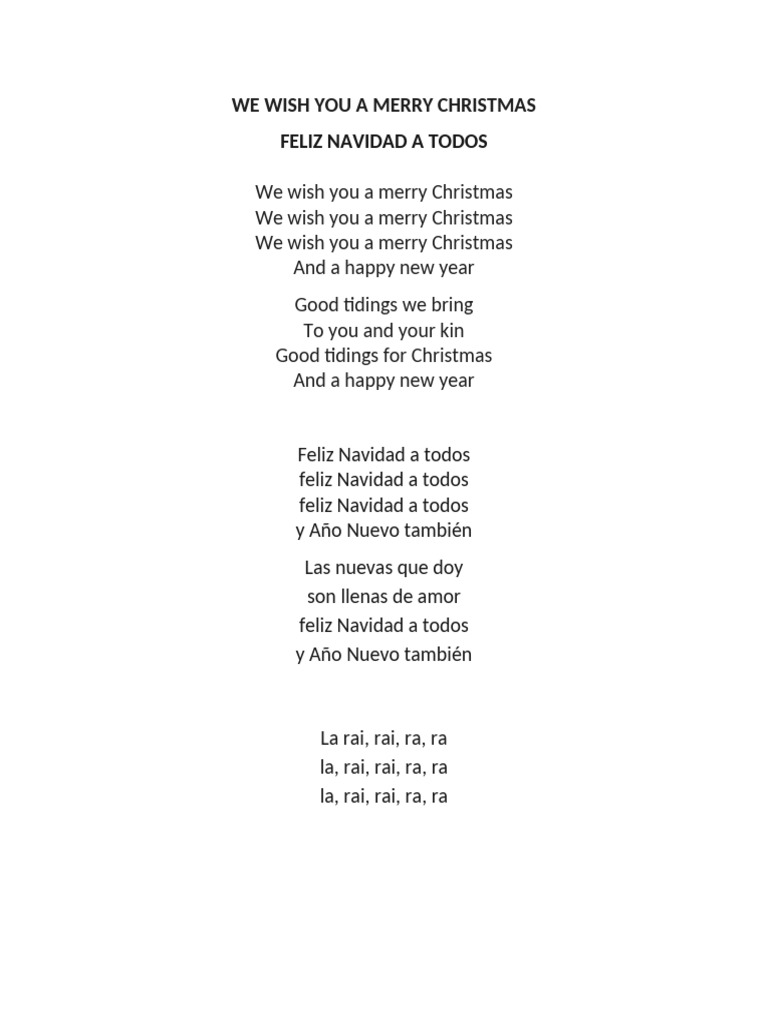 Letras Canciones Navidad Pdf