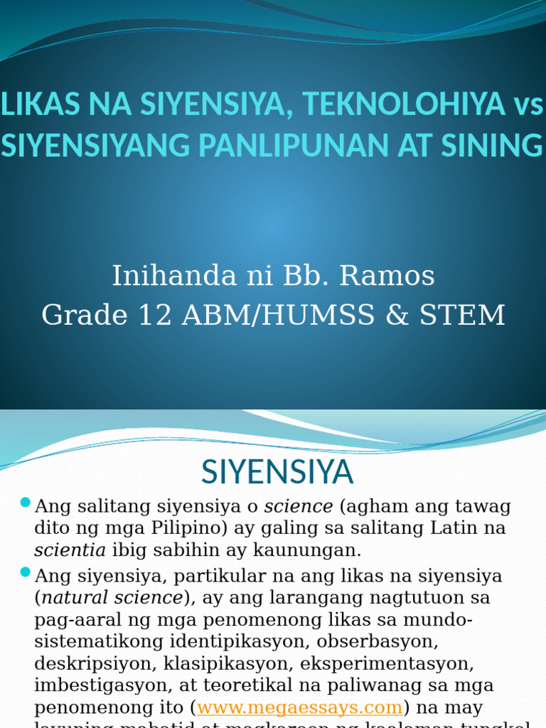 MODULE 6 Pagsulat Sa Larangan NG Siyensiya at Teknolohiya | PDF
