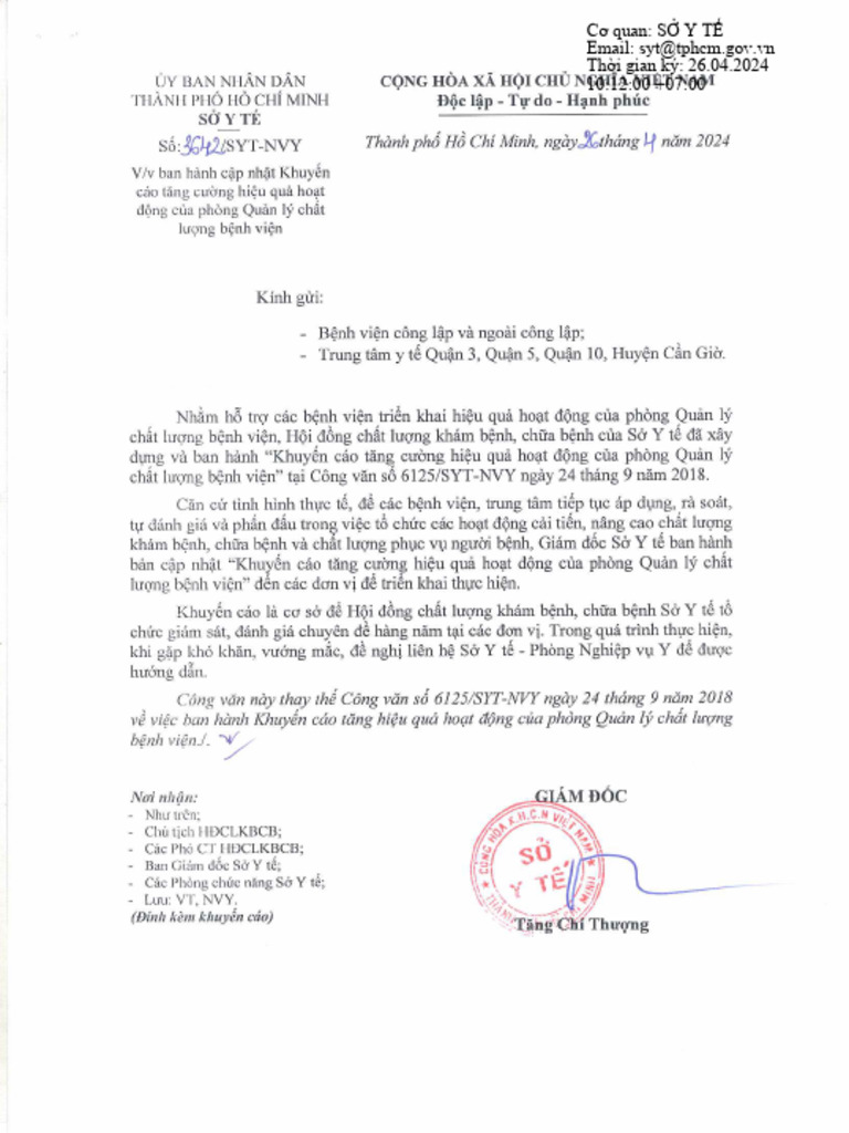 21 KC Tang Cuong Hieu Qua Hoat Dong Cua Phong Quan Ly Chat Luong Benh Vien 35202417 | PDF