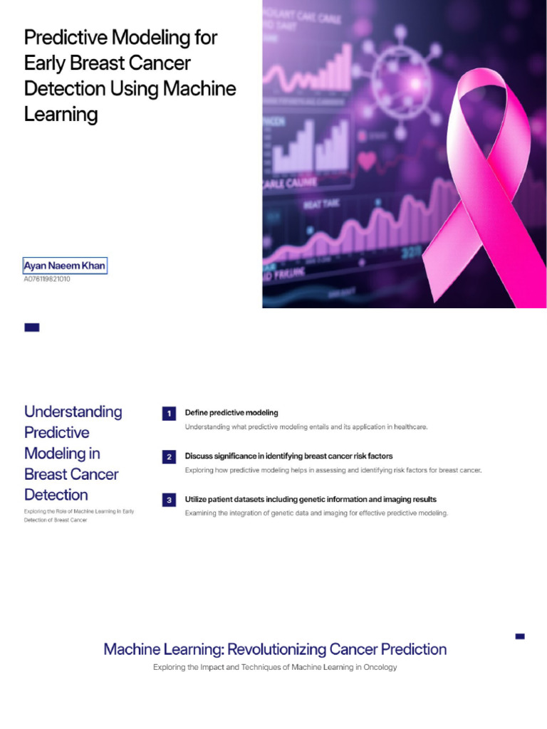 Predictive Modeling For Early Breast Cancer Detection Using Machine
