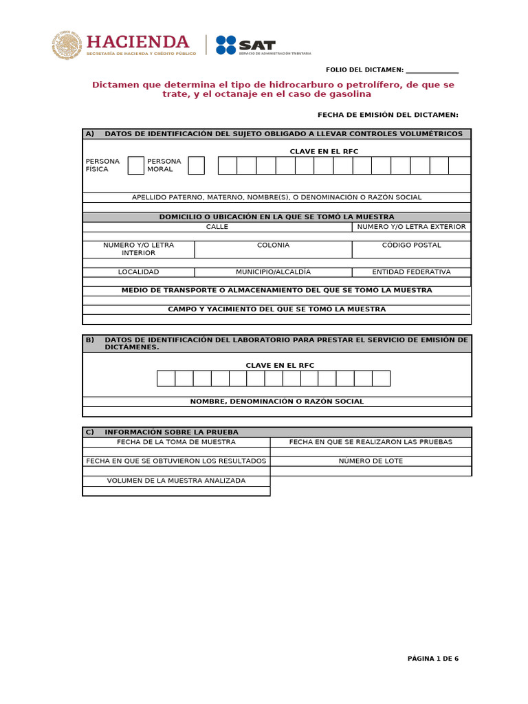 Dictamen Anexo 32 | PDF | Combustibles | Petróleo