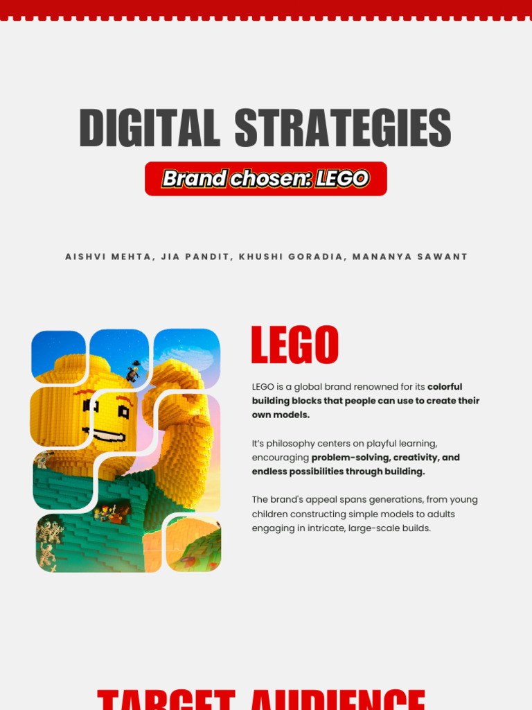 LEGO's Global Engagement Strategy | PDF | Elasticity (Economics) | Demand