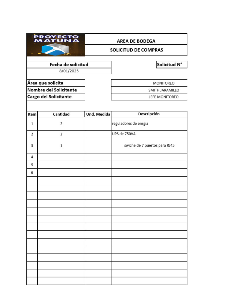 Compra de Equipos de Monitoreo 2025 | PDF