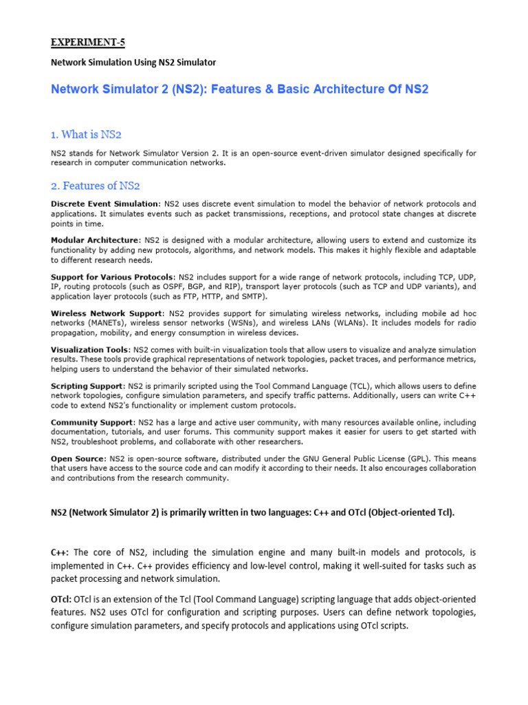 LAB EXPERIMENT-5 | PDF | Computer Network | Transmission Control Protocol