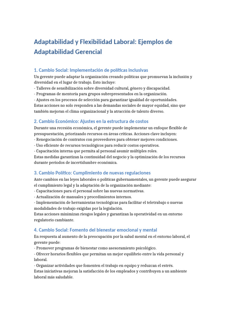 ACTIVIDAD 12 Adaptabilidad - y - Flexibilidad - Laboral | PDF | Economias | Business