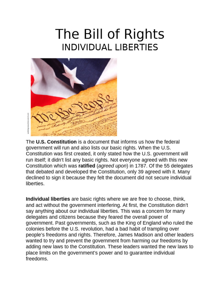 The Bill of Rights | PDF