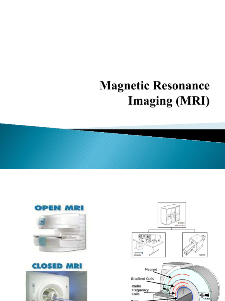 MI- lec 9_Dr.Emad Taleb 1 | PDF | Magnetic Resonance Imaging | Relaxation (Nmr)