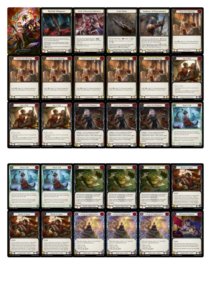 Nuu Proxies For FABTCG | PDF