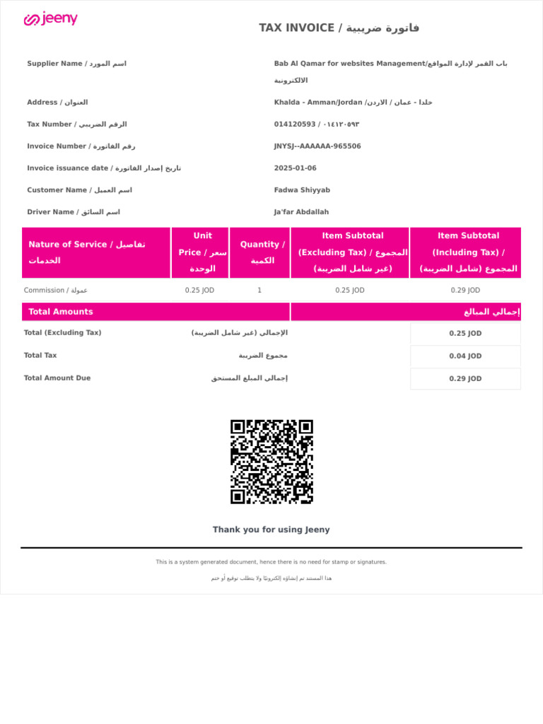 Ride Receipt | PDF