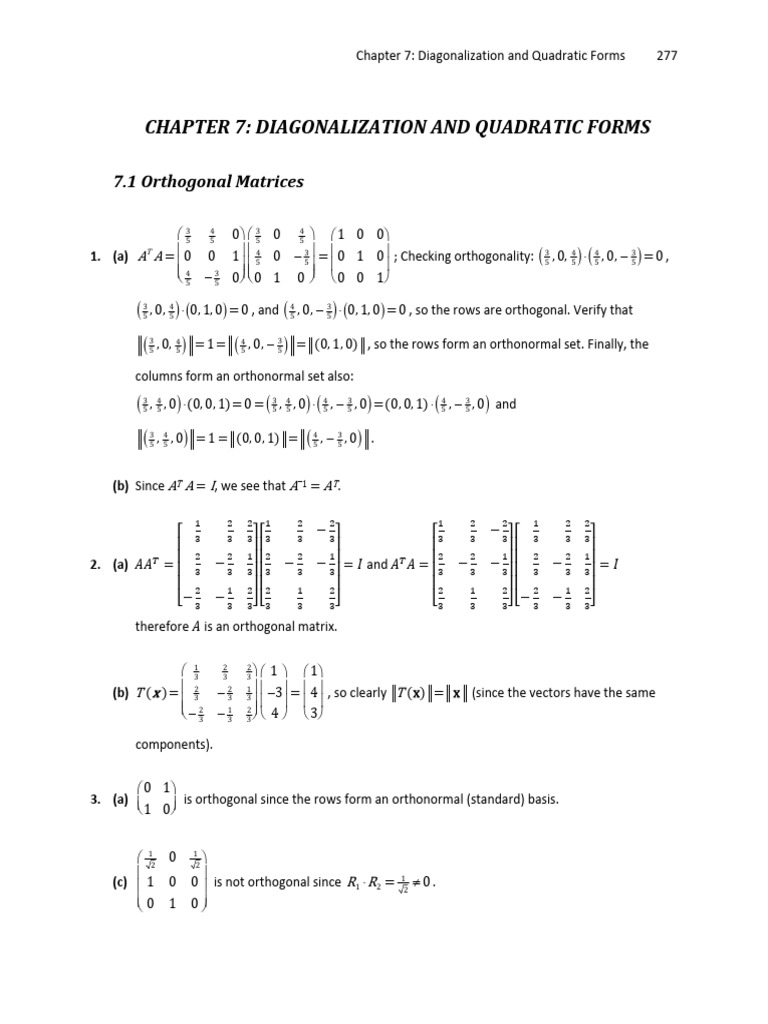 chn07 | PDF | Eigenvalues And Eigenvectors | Matrix (Mathematics)