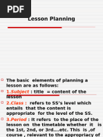 5 Minute Lesson Plan | PDF