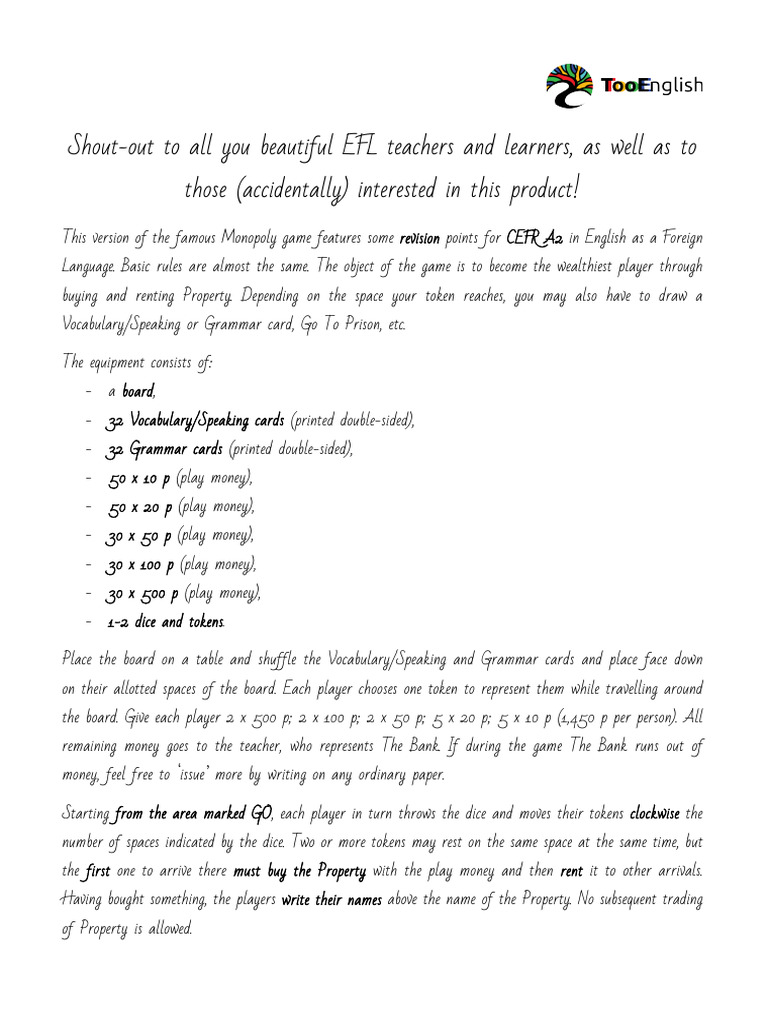 Shout-Out To All You Beautiful EFL Teachers and Learners, As Well As To ...