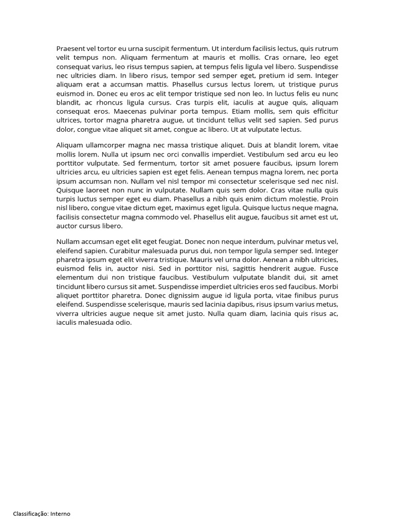 Classificação: Interno | PDF