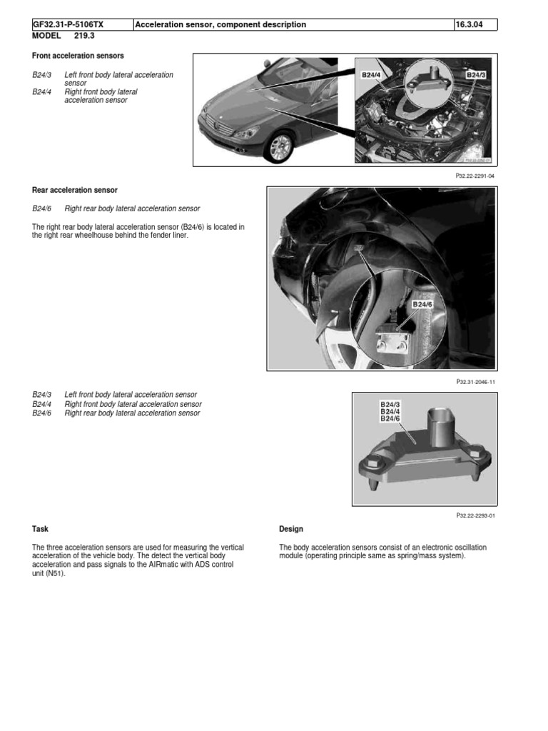 350 Acceleration Sensor, | PDF