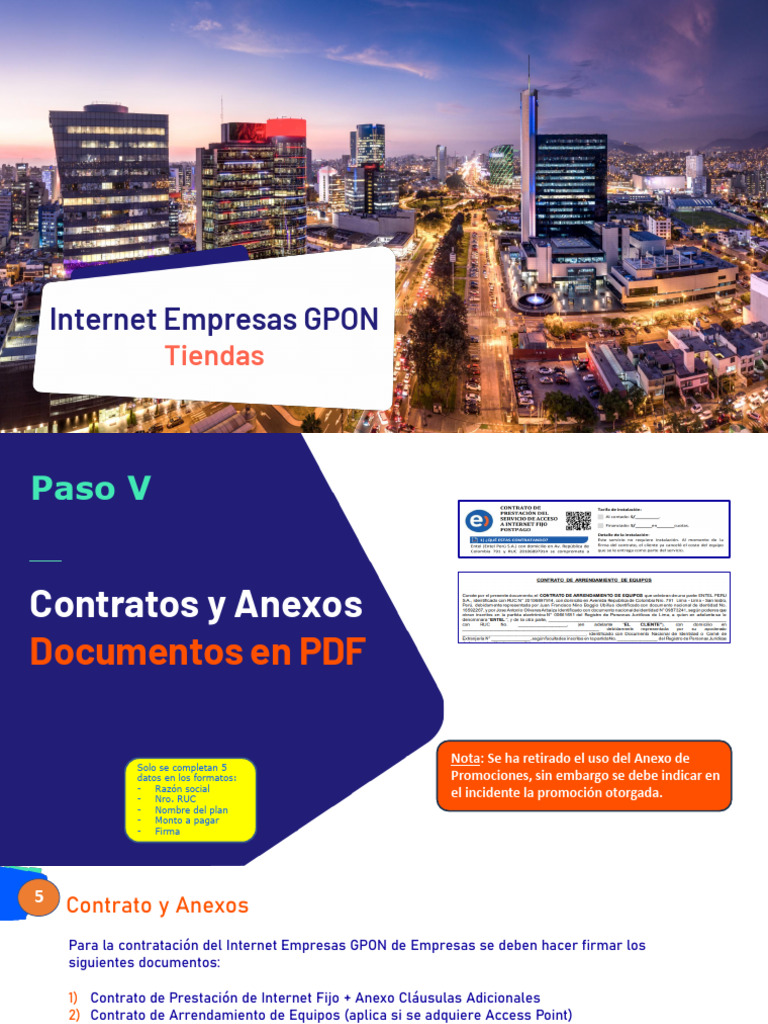 5. Llenado de Contratos y Anexos - Internet Empresas V2 (1) | PDF