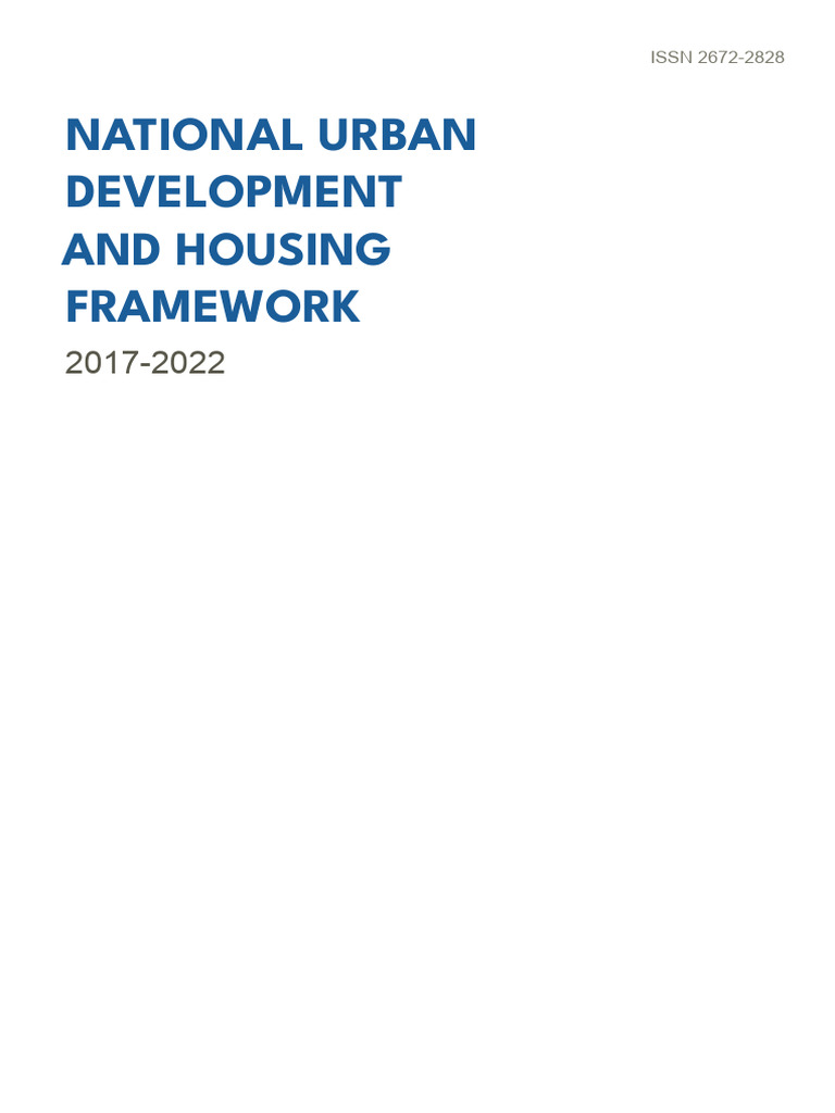 National Urban Development Framework 2022 | PDF | Sustainability ...
