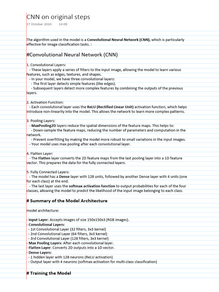 CNN on original steps (1) | PDF | Computational Neuroscience | Artificial Intelligence