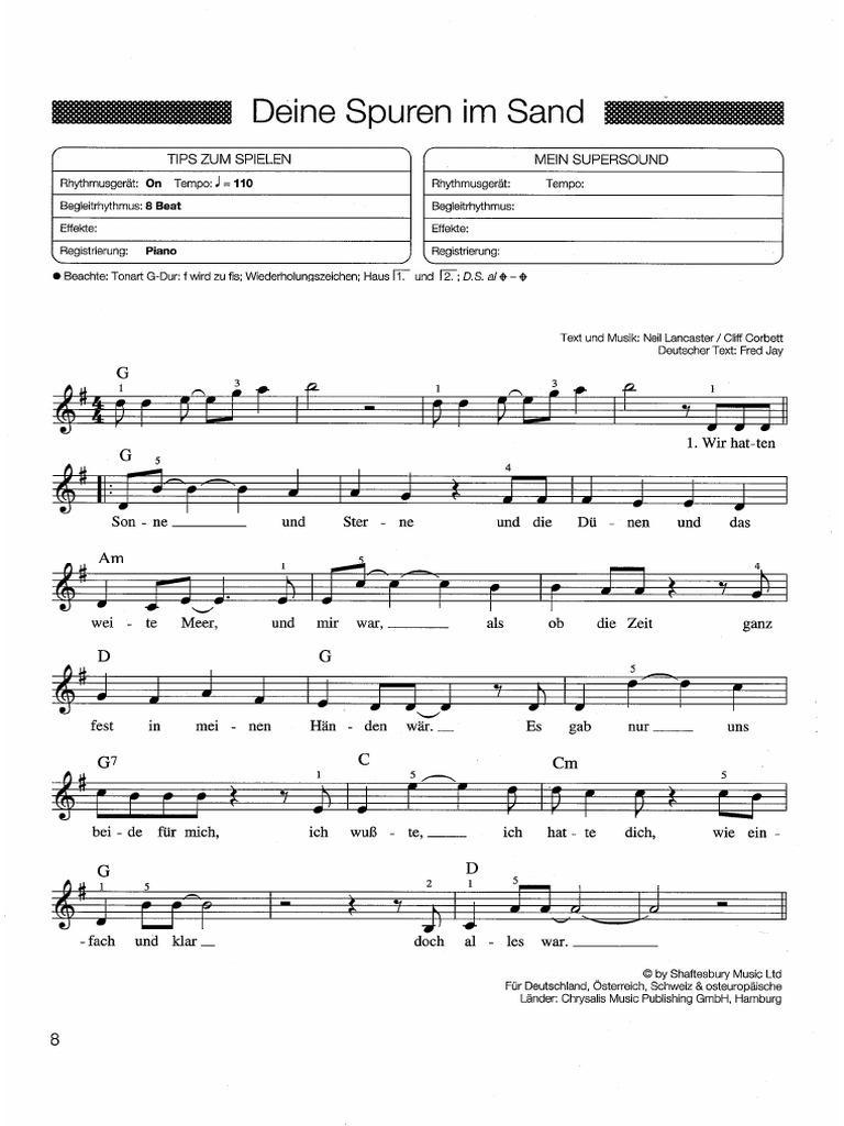 Deine Spuren im Sand 2 | PDF