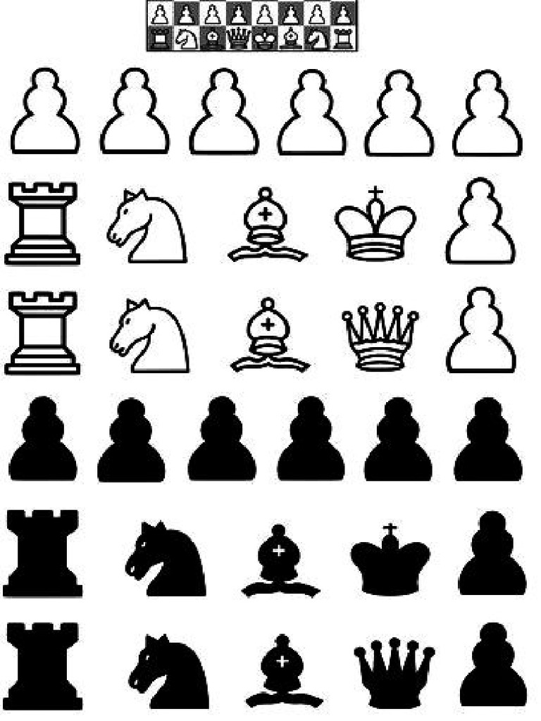 Chess Pieces Symbols | PDF