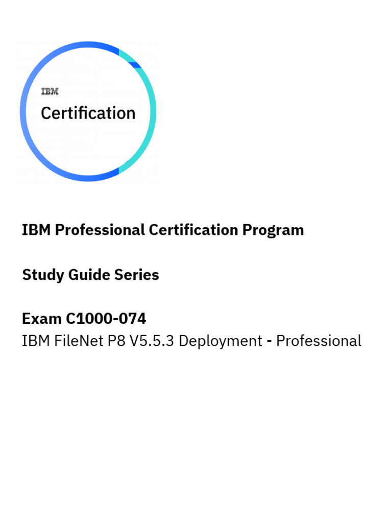 IBM FileNet P8 V5.5.3 Exam Guide | PDF | Databases | Operating System