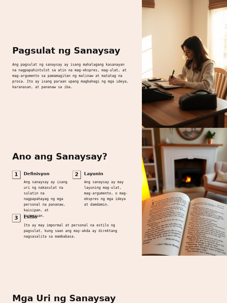Pagsulat NG Sanaysay | PDF