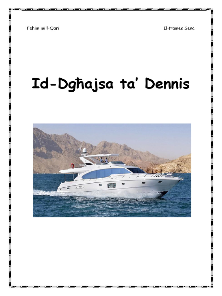 Id Dghajsa Ta Dennis | PDF