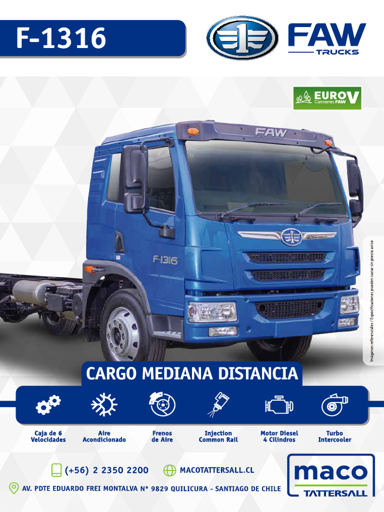 Ficha Faw 1316 | PDF