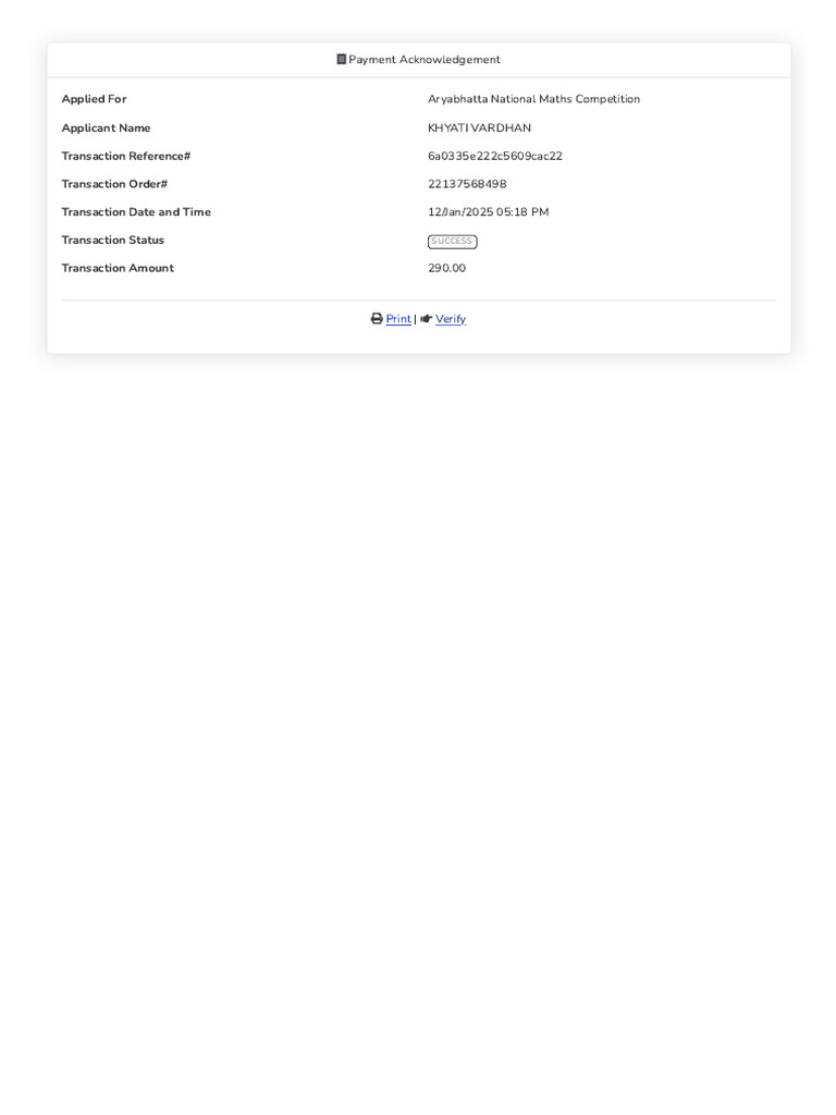 AICTSD - Payment Acknowledgement | PDF
