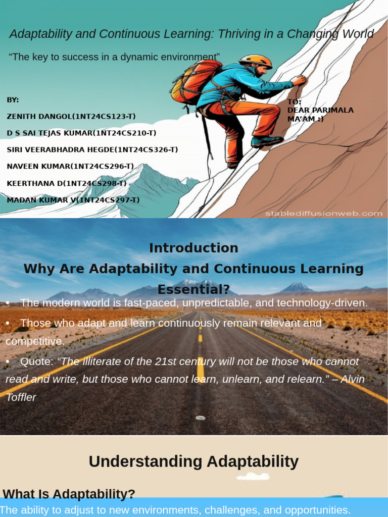 Mastering Adaptability & Learning Skills | PDF | Learning ...