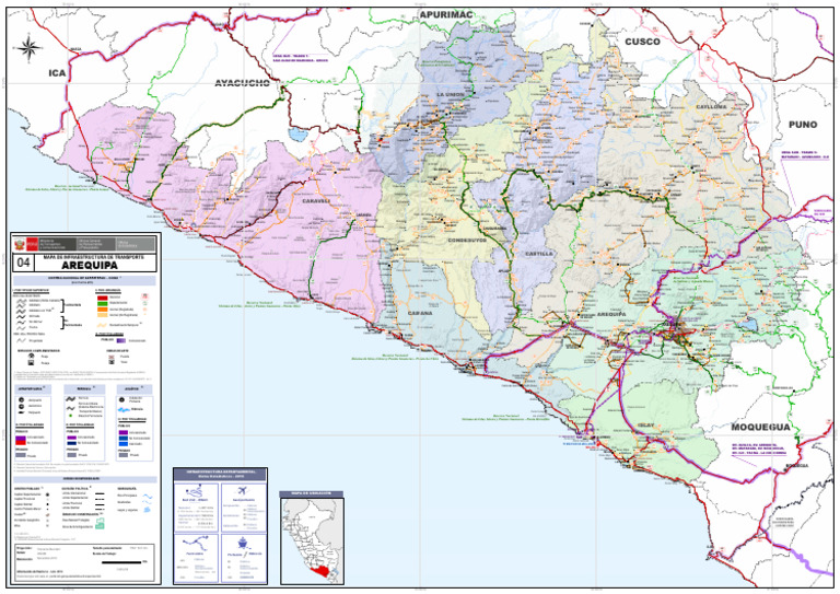 Mapa Vial Arequipa - 2019 | PDF