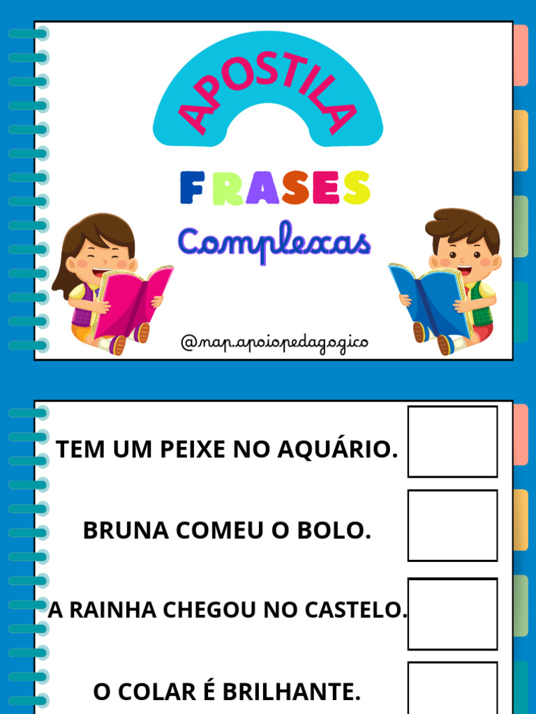 Apostila Frases Complexas | PDF