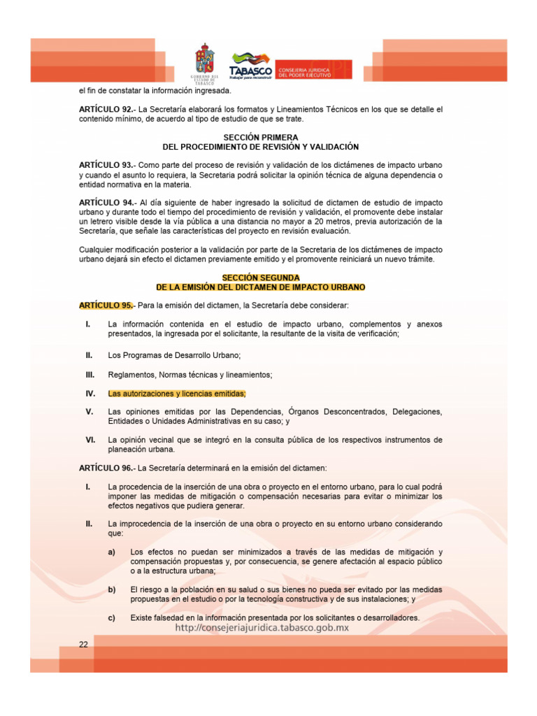 Reglamento de La Ley de Ord Sust Del Terr Del Edo de Tab | PDF | Regulación