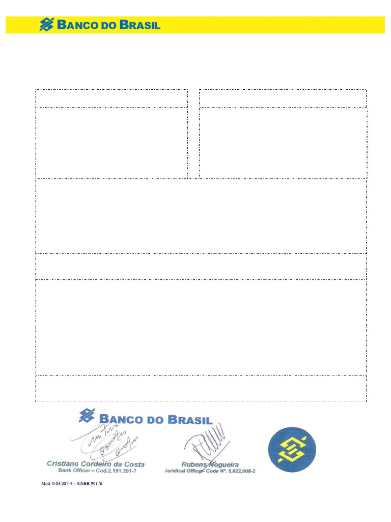 6 Banco Do Brazil M Securities Bank Statement Custody Account | PDF