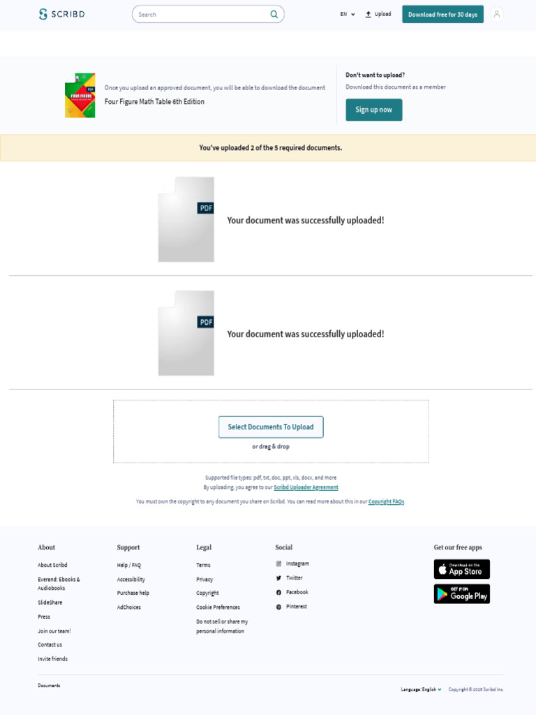 Upload A Document - Scribd | PDF | Scribd | Software